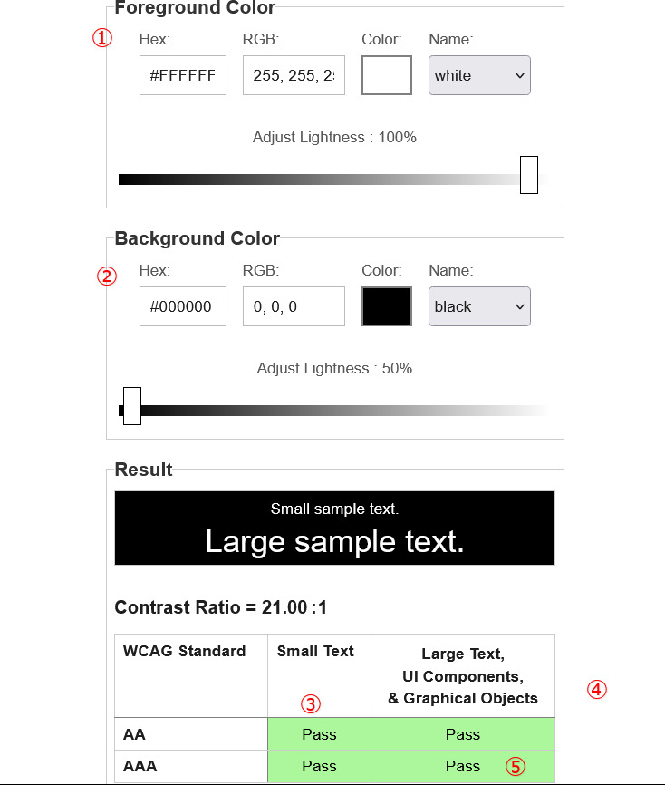 ワードプレスサイトで背景色と前景色には十分なコントラスト比がありません とページスピードテストで表示されるときの対処方法 – WPドクターblog